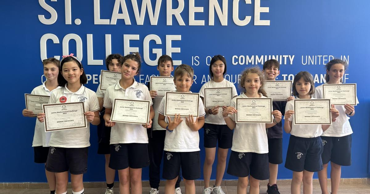 UK Junior Maths Challenge Results | St. Lawrence College